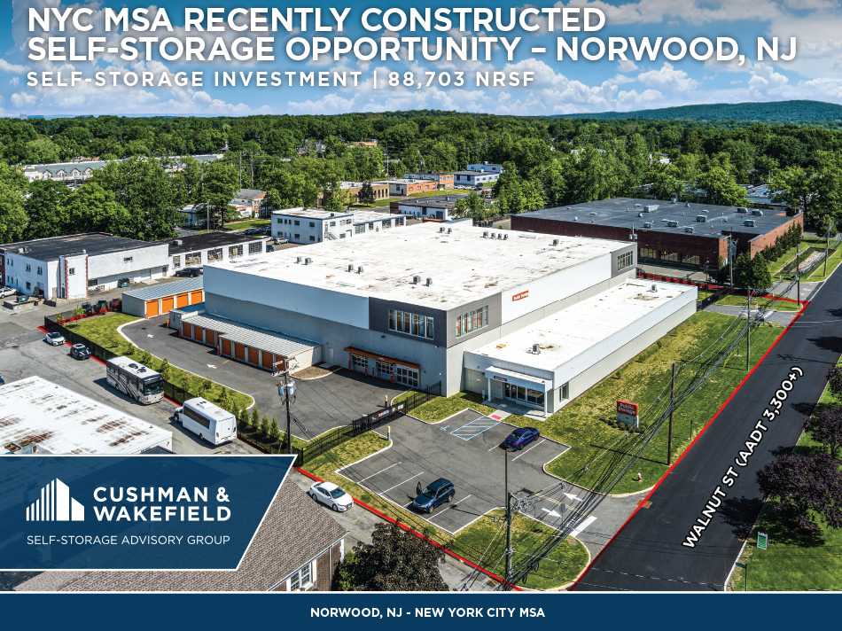Norwood Nj Self Storage Opportunity Candw Self Storagecushman And Wakefield