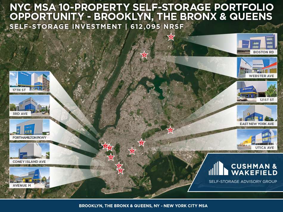 NYC MSA 10 property Portfolio | C&W Self-StorageCushman & Wakefield
