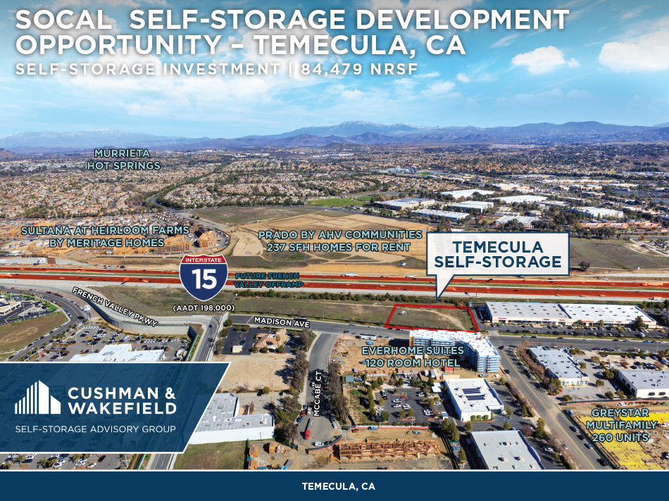 Temecula, CA Self-Storage Opportunity | C&W Self-StorageCushman & Wakefield